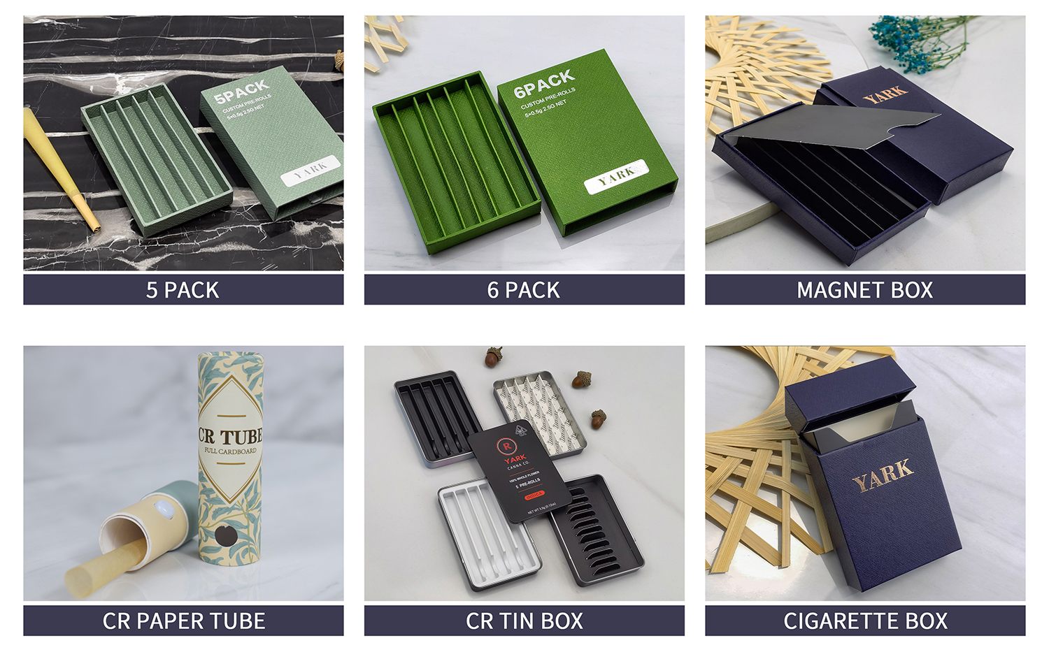 5 Pack Push Pack Pre Roll Packaging Box - Buy custom kraft pre roll ...